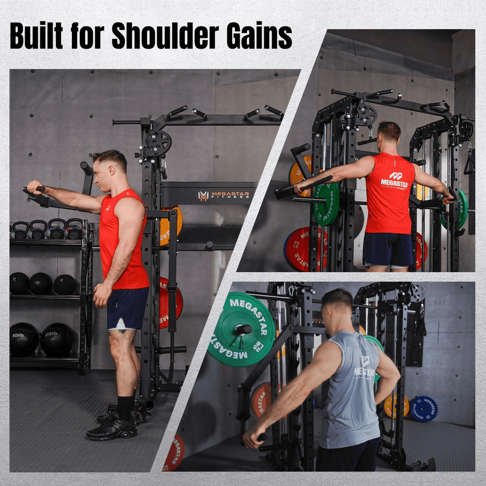 Megastar Lateral Raise Rack Attachment for Power Rack